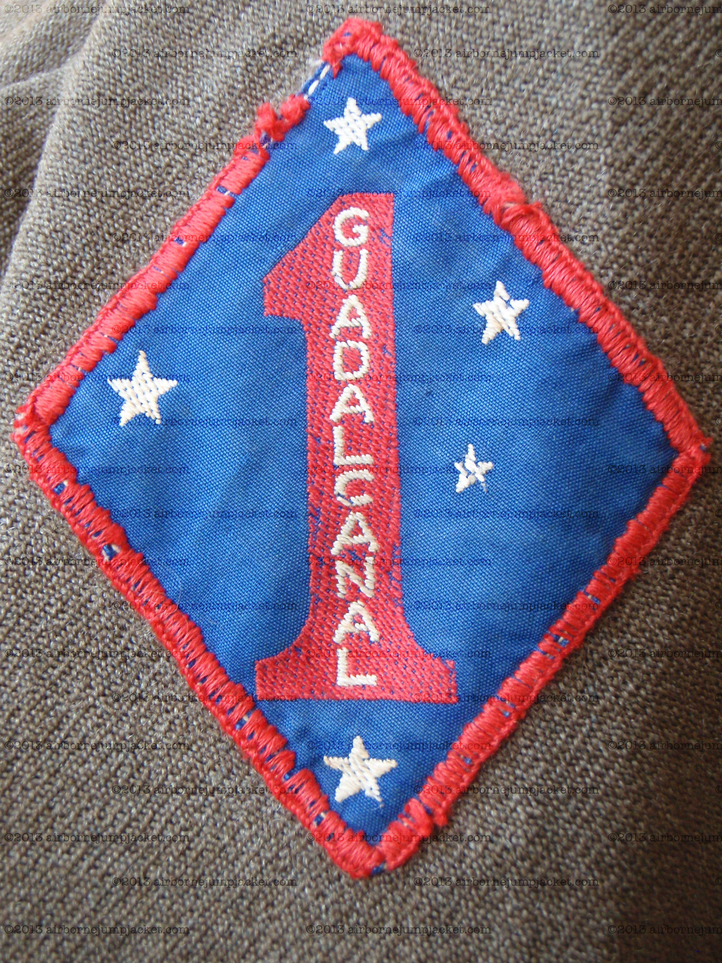 1st marine division theater made patch | airbornejumpjacket.com