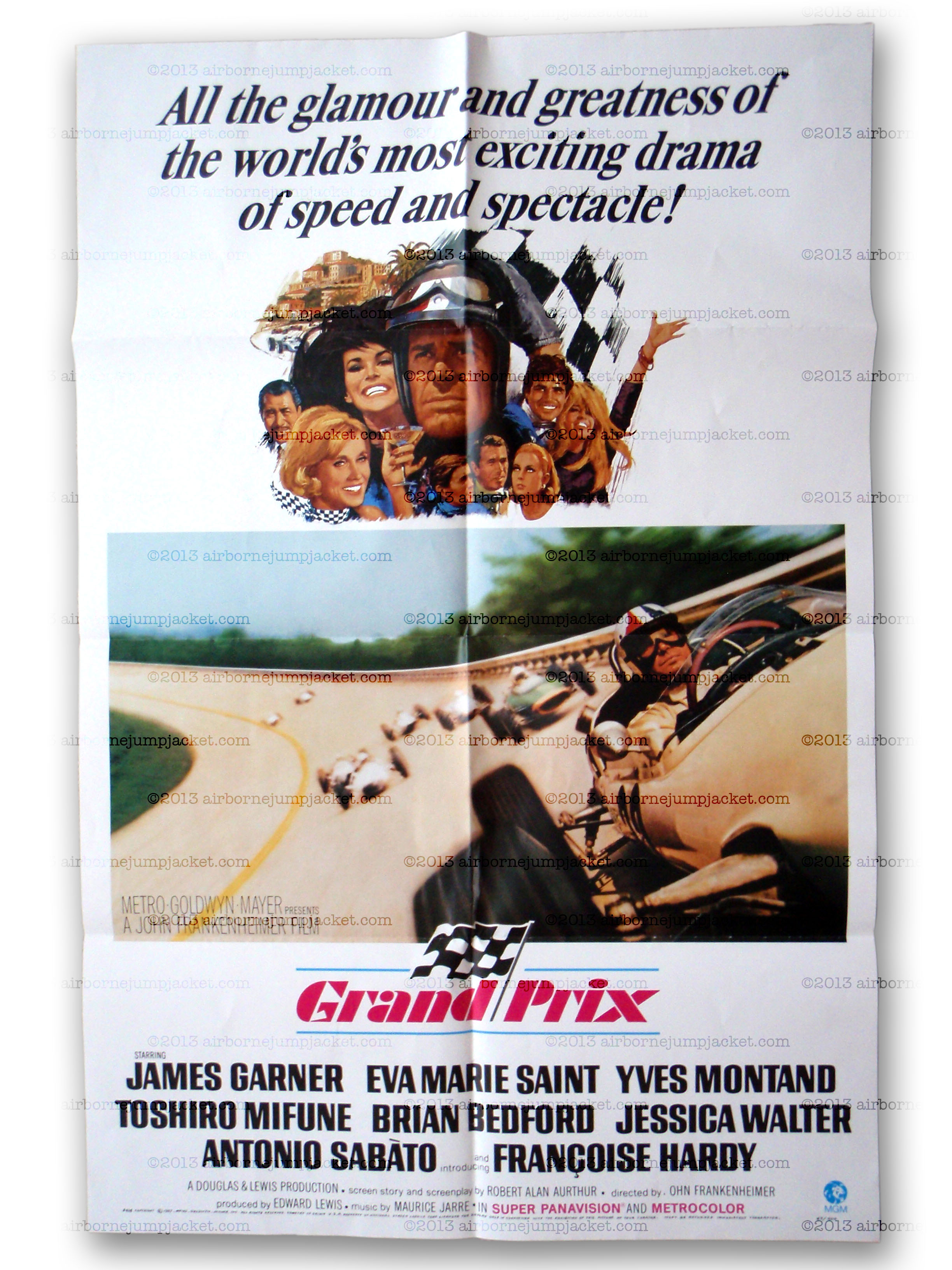 Grand Prix Movie Original Poster | airbornejumpjacket.com