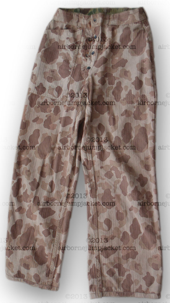 WW2 USMC P42 Marine Camouflage Pants | airbornejumpjacket.com